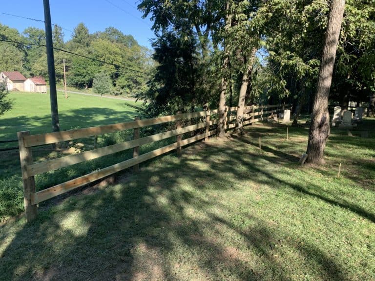 Eagle Scout Builds Fence in the African American Section 2020 ...